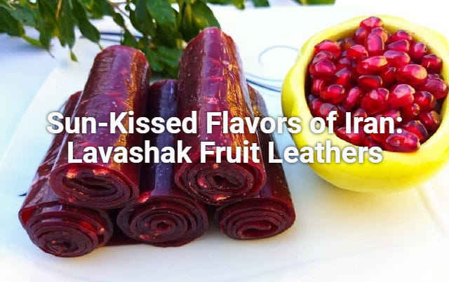 Mixed Persian Lavashak / Fruit Leather Snacks 10x60 Gram - ShopiPersia