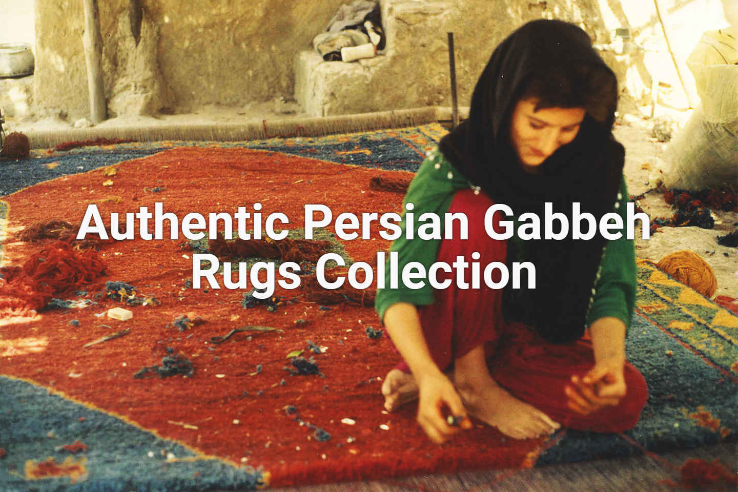Persian Gabbeh Wool Rug Handwoven Original in Fars Tree Motifs Yellow ...