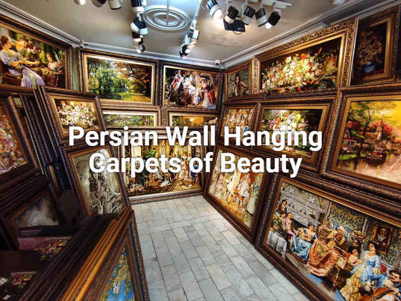 Wall Hanging Rug Hand-Knotted Persian Art Decor Miniature - ShopiPersia